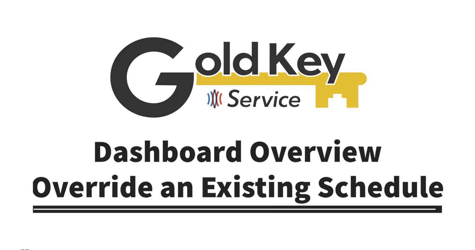 How to Override an Existing Gate Schedule on Watchman